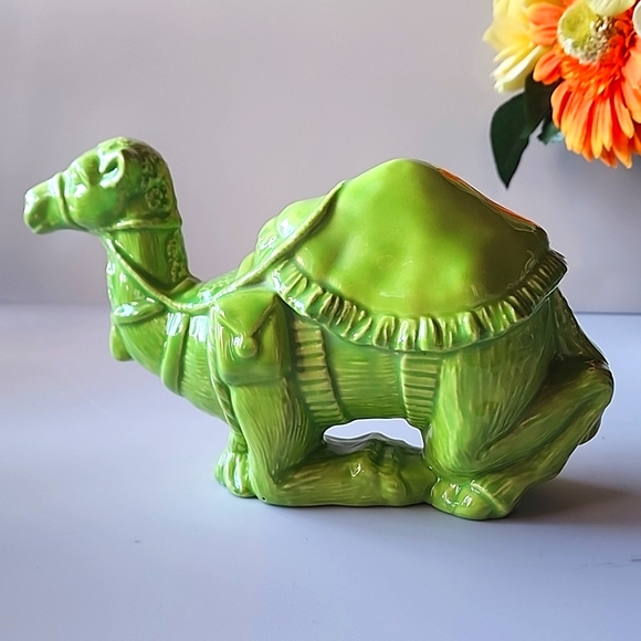 Other | Limegreen Ceramic Camel Sculpture Display | Poshmark
